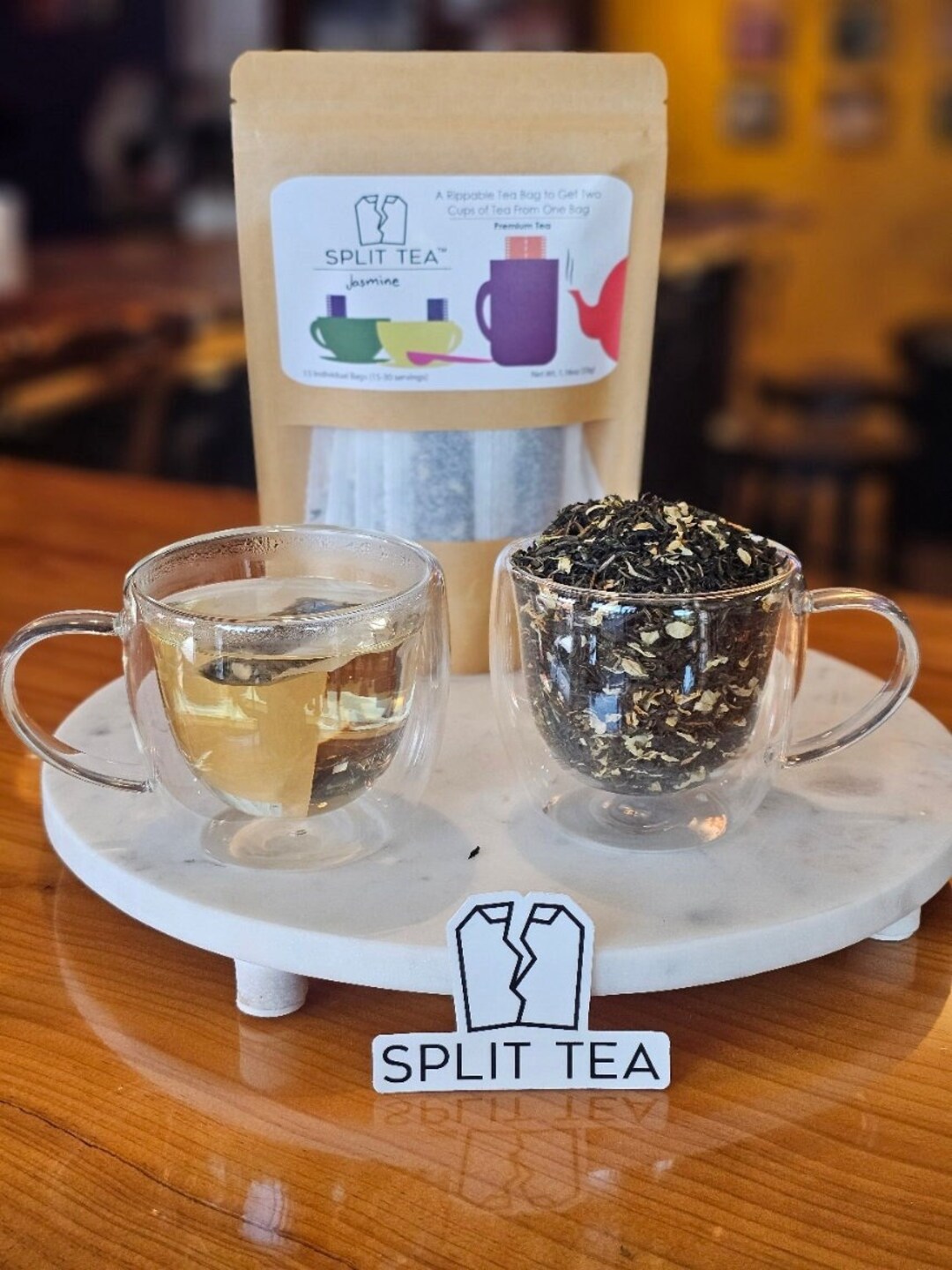 Rippable Tea Bag- Jasmine- Get TWO Cups of Tea From ONE Tea Bag ...