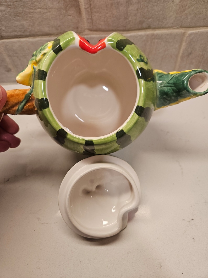 Vintage Teapot, Watermelon - Etsy