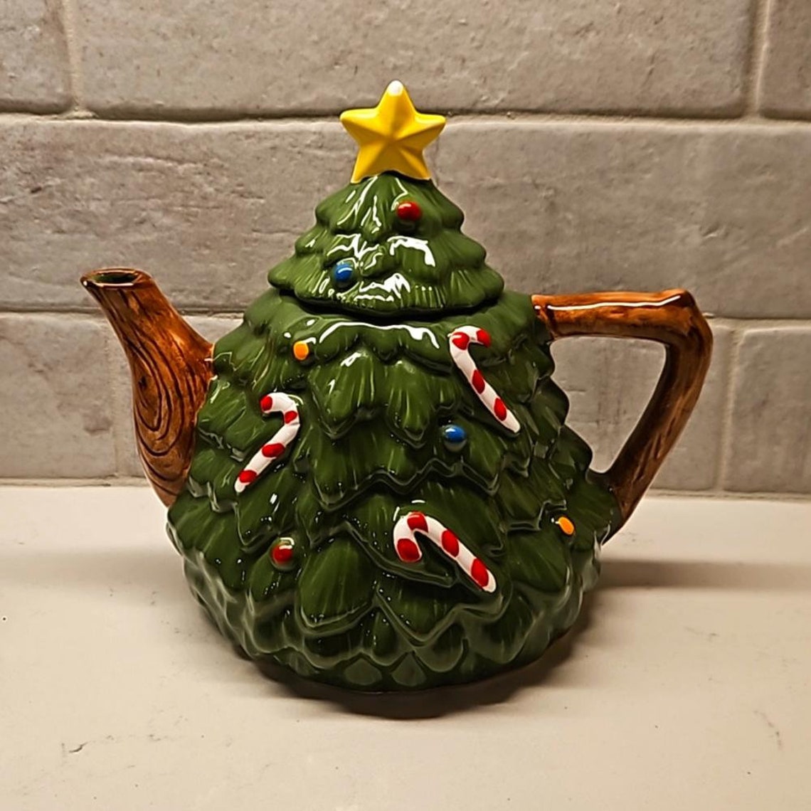 Teapot, Christmas Tree - Etsy