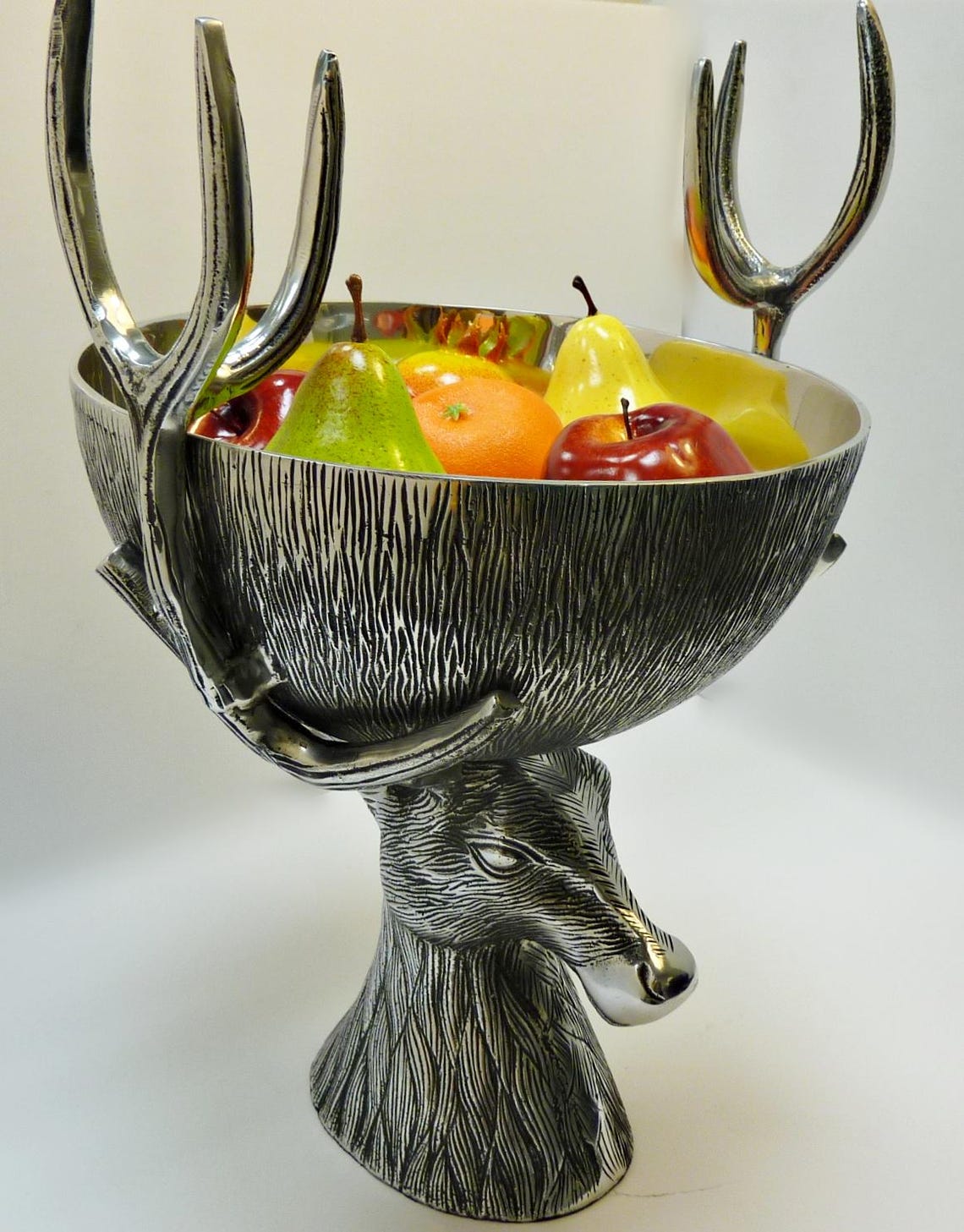 Deer Design Handmade Cast Aluminum Decorative Centerpiece Bowl - Etsy