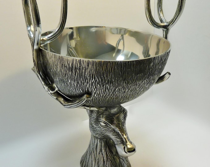Deer Design Handmade Cast Aluminum Decorative Centerpiece Bowl - Etsy