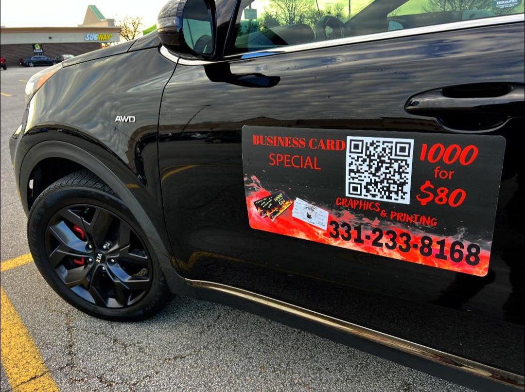 2 Car Magnets 30mil Graphic Design /artwork Included - Etsy