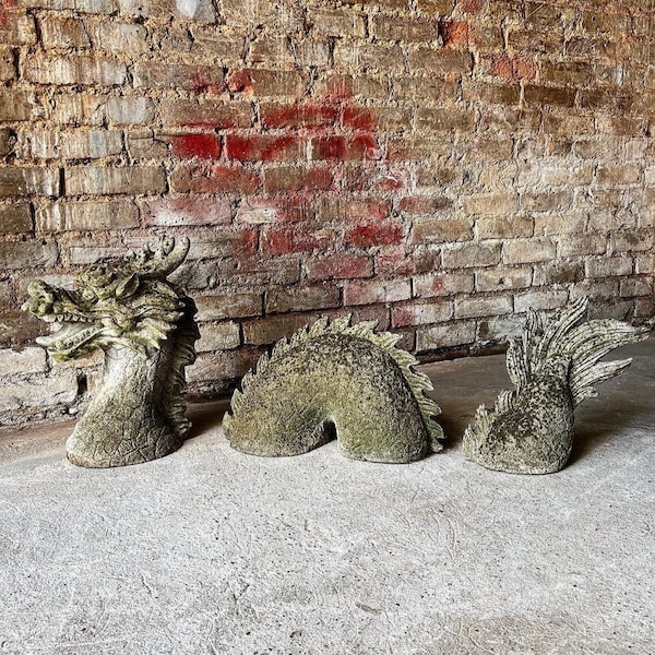 Garden Statues Chinese Dragon - Etsy