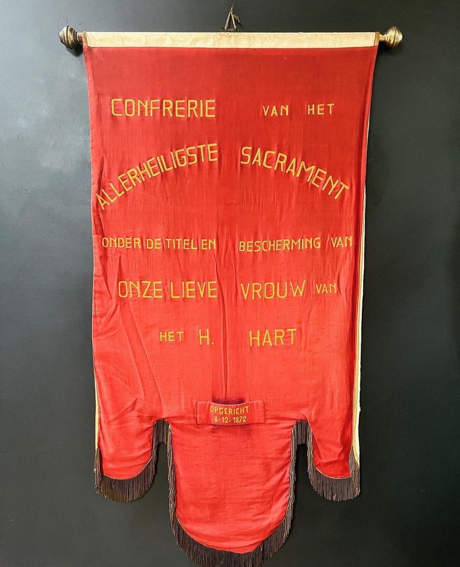 A Stunning Church Banner From the Village of 'putte' on the Dutch ...