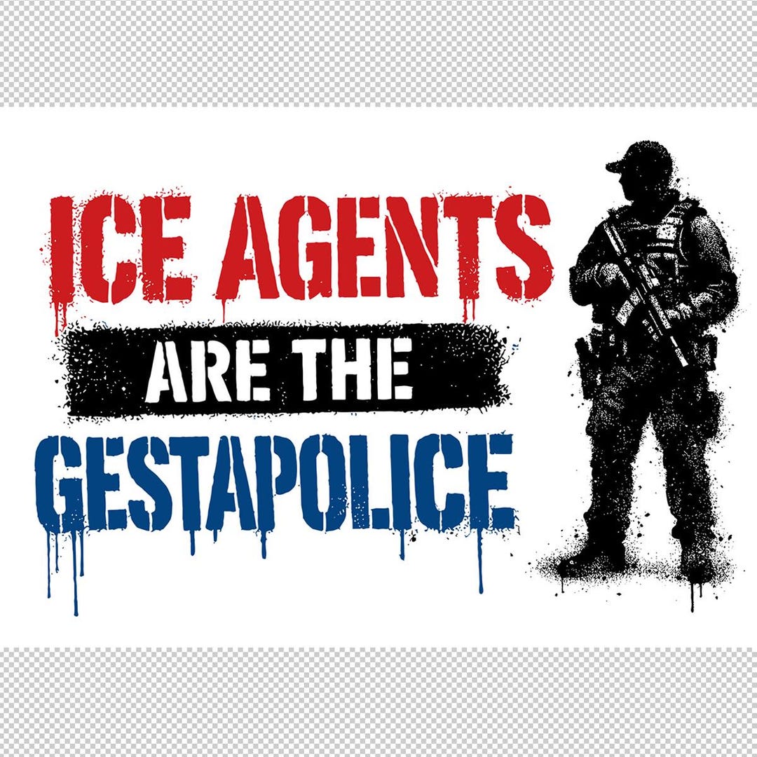 Anti ICE Protest Sticker, Gestapolice Protest Gift Immigrant ...