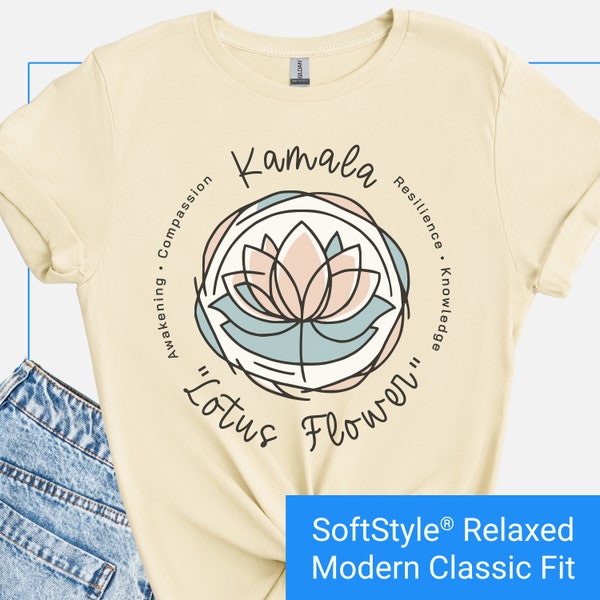 Lotus Flower Kamala Tshirt - Etsy