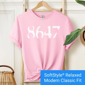 Retro 8647 Anti Trump Shirt, Subtle Anti Trump T-shirt, Hidden Dump ...