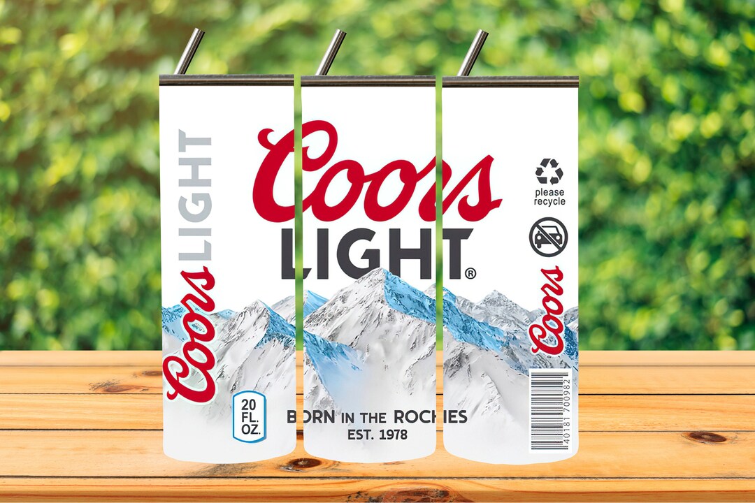 Coors Light Beer Stainless Steel Tumbler - Etsy