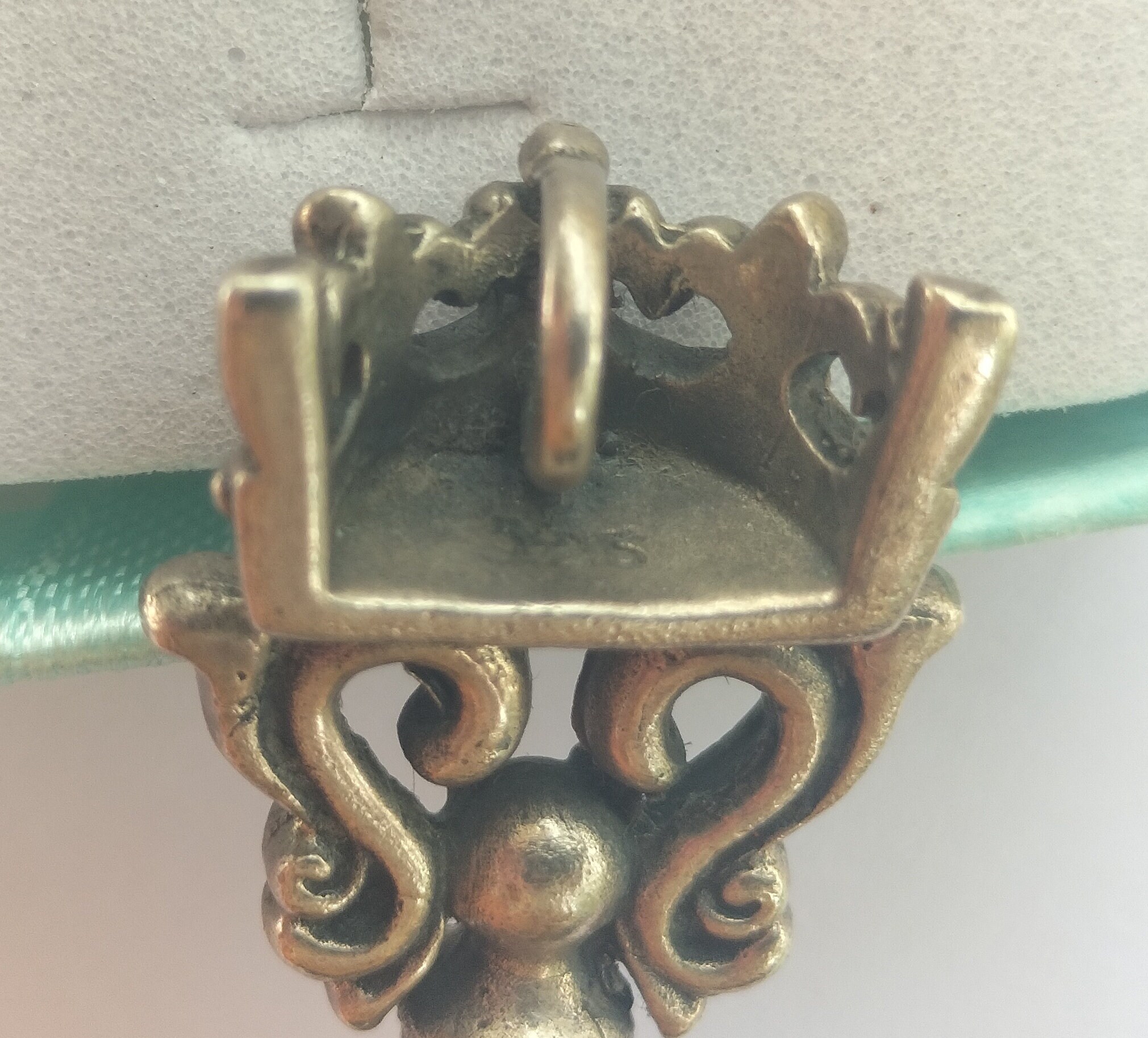 Antique Big Massive 13g Beautiful Sterling Silver Key With a Crown and ...