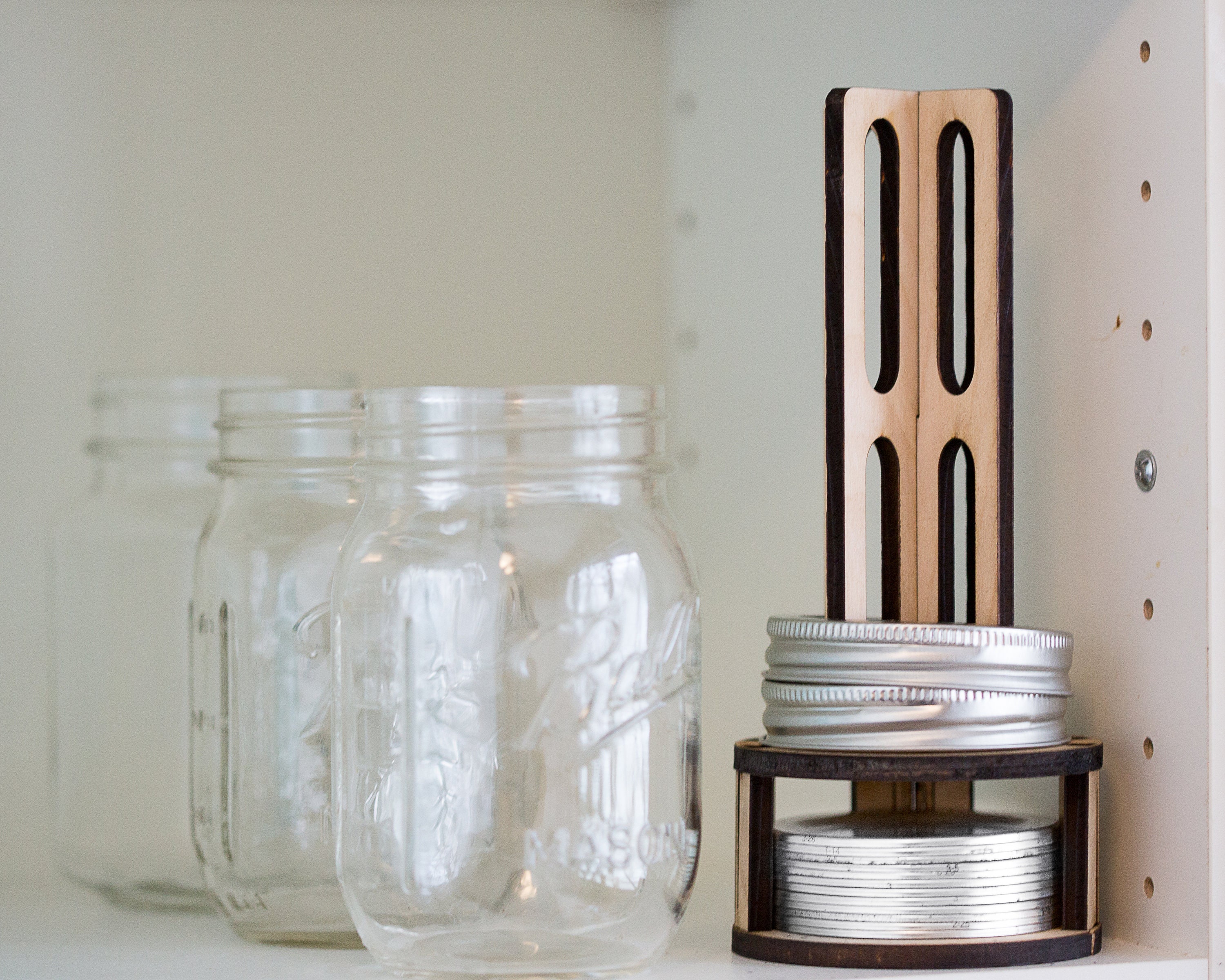 Mason Jar Rings and Lids Organizer Combination - Etsy