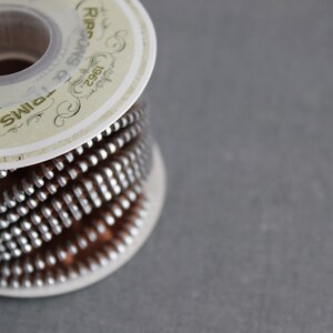 Brown Zipper Ribbon Gathered Trim Tape 1 Yard Zipper - Etsy