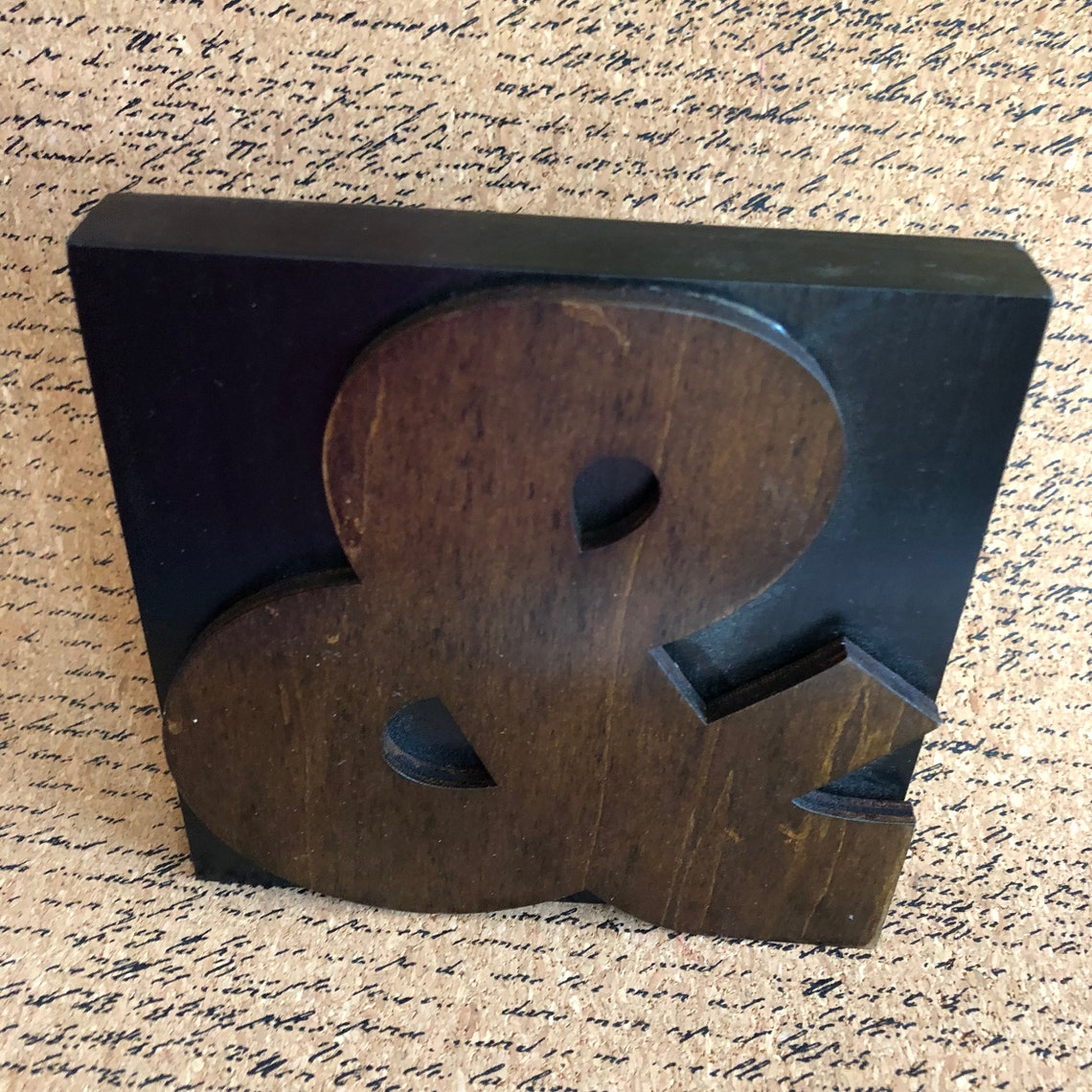 Ampersand Letterpress Block 5 EX LARGE Stamp Fabric - Etsy