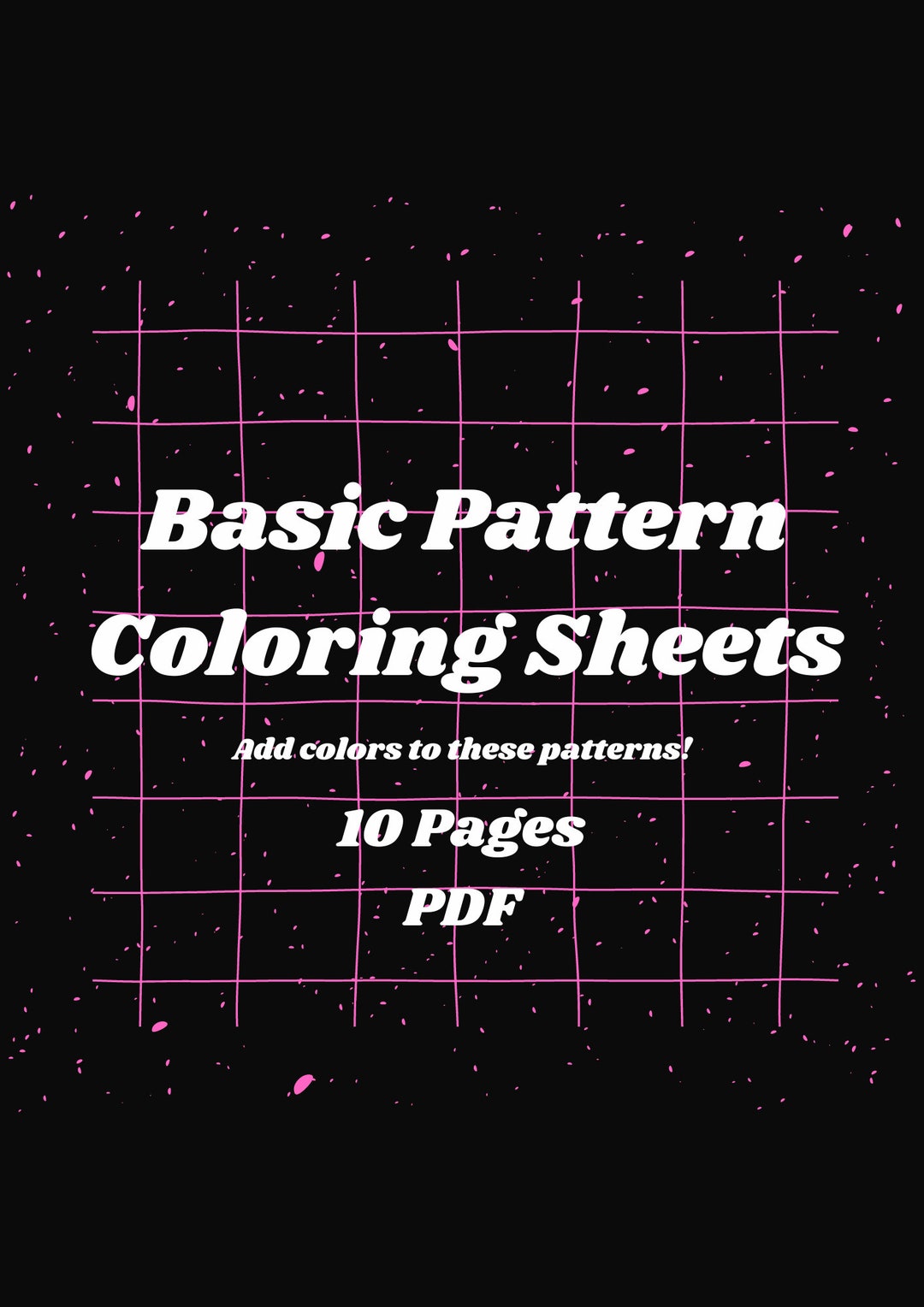 Pattern Coloring Pages, Basic Pattern Coloring Pages, Coloring Therapy ...