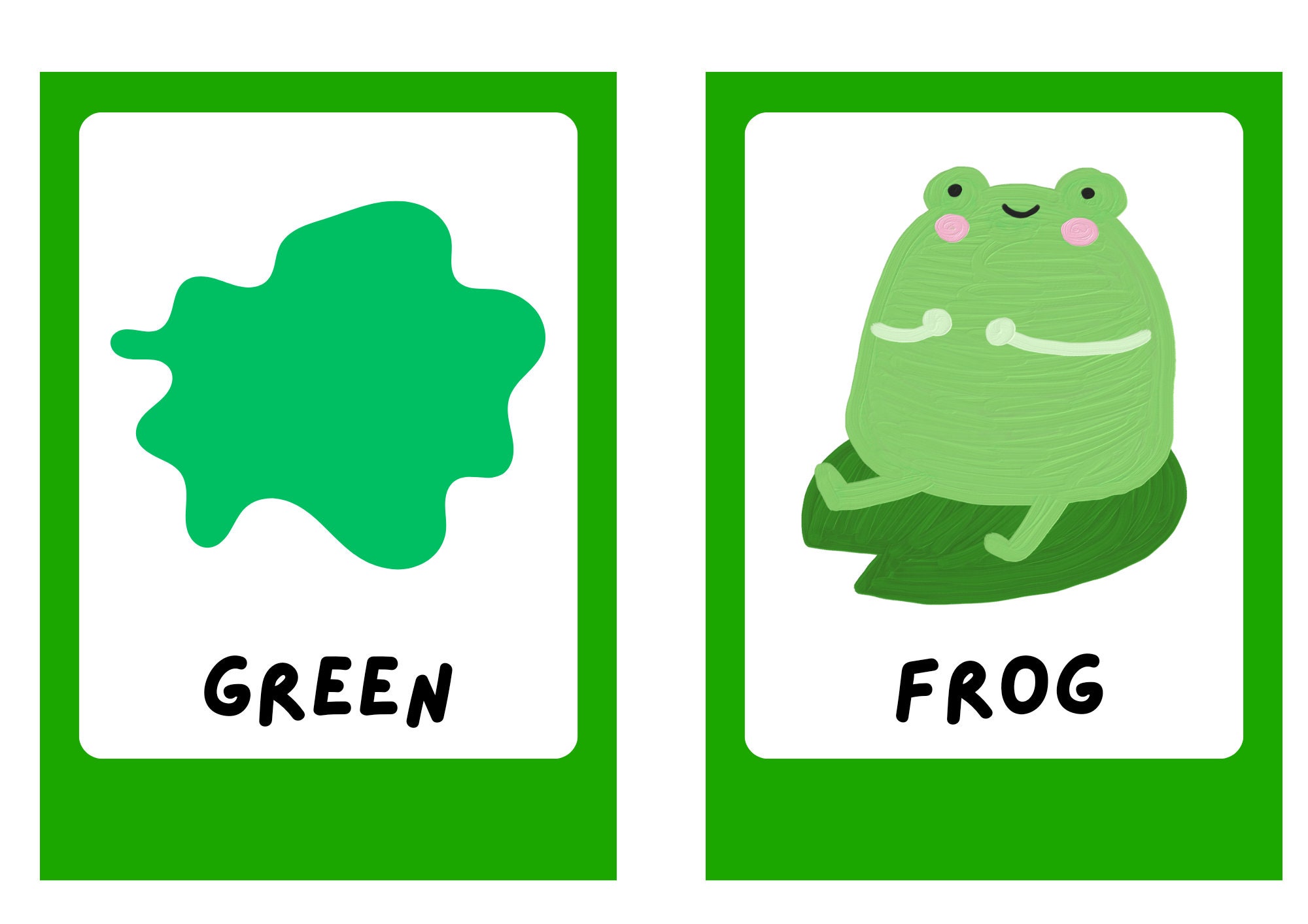 Rainbow Flashcards Preschool Activities Kindergarten Activities ...