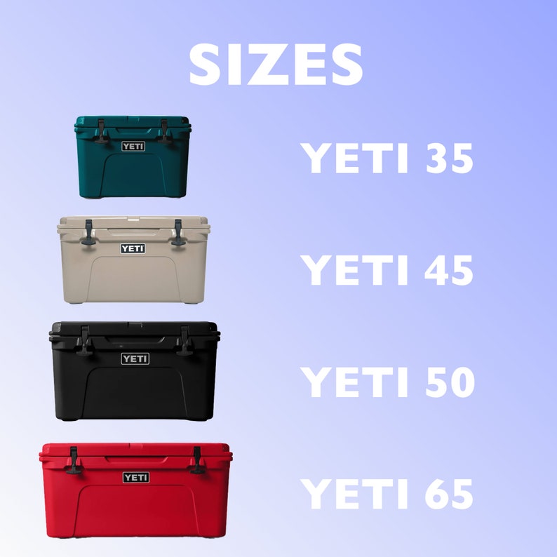 Seadek PERSONALIZED YETI Cooler Top! CUSTOM Peel-and-stick Foam Cooler ...