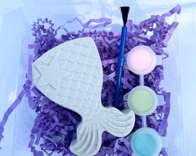 Mermaid Party Favor | Paint Your Own Mermaid Tail | DIY Painting ...