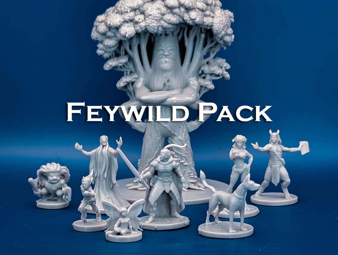 Feywild Monster Pack | Random Encounter | 9 Miniatures - 28mm Scale Dnd ...