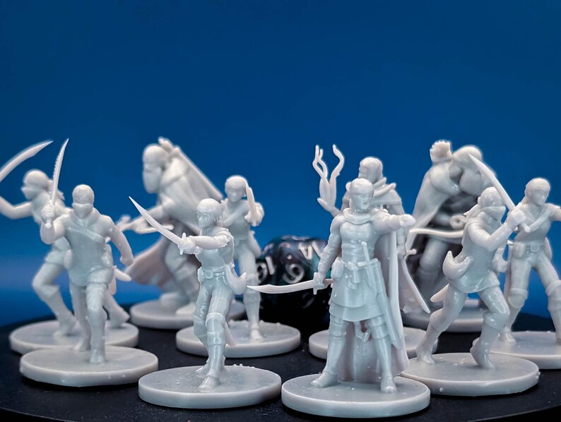 Bandit Pack | 10 Miniatures Starter Set - 28mm Scale Dnd D&D Tabletop ...