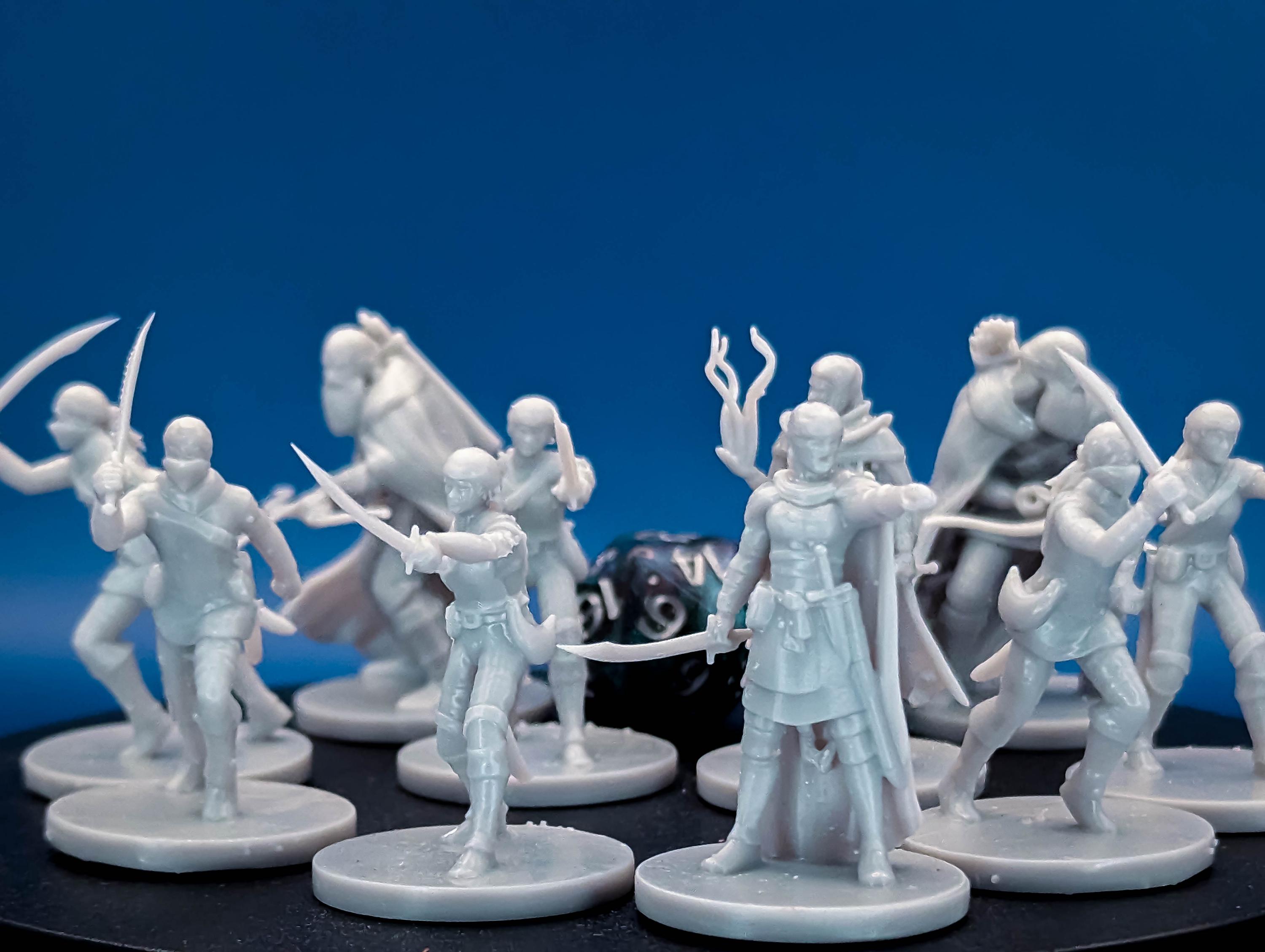 Bandit Pack 10 Miniatures Starter Set 28mm Scale Dnd D&D Tabletop ...