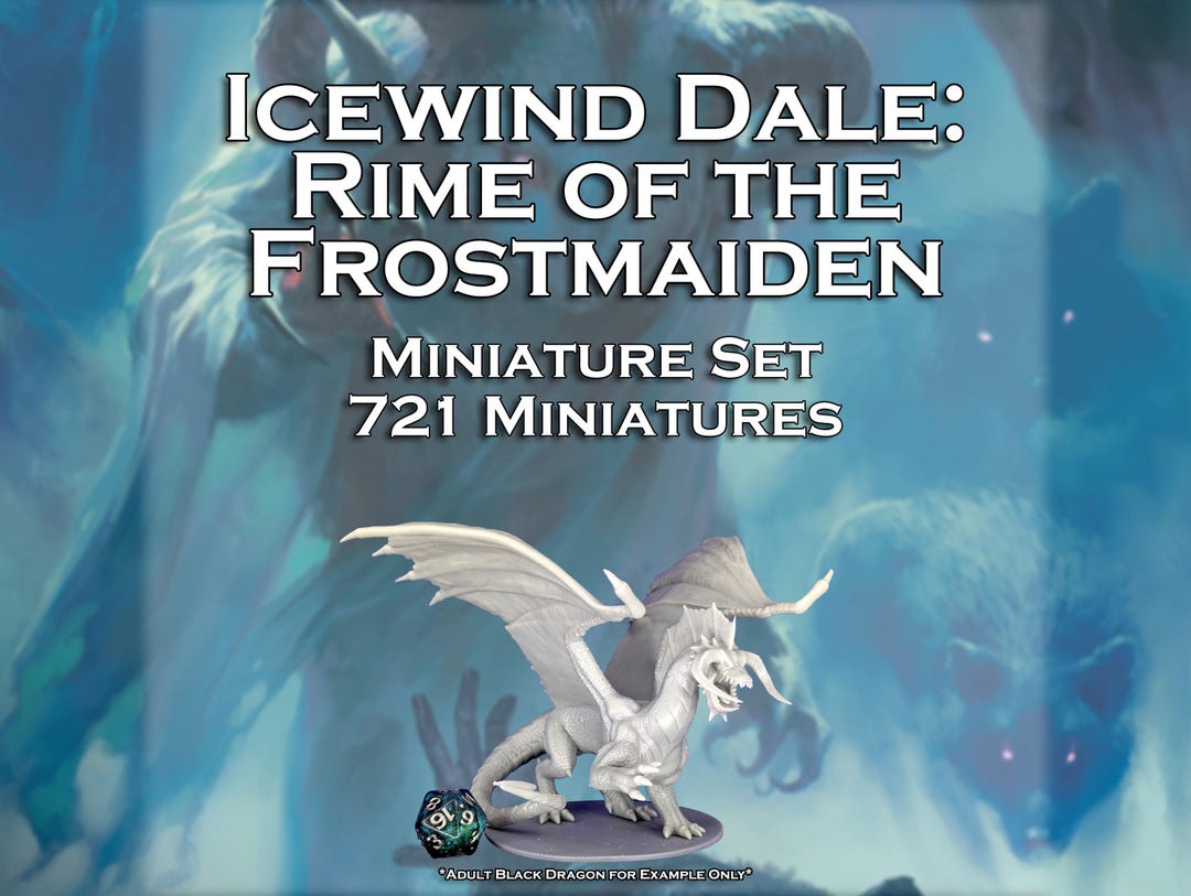 Icewind Dale: Rime of the Frostmaiden Full Campaign Set | 721 Miniatures | 28mm Scale | Dungeons ...