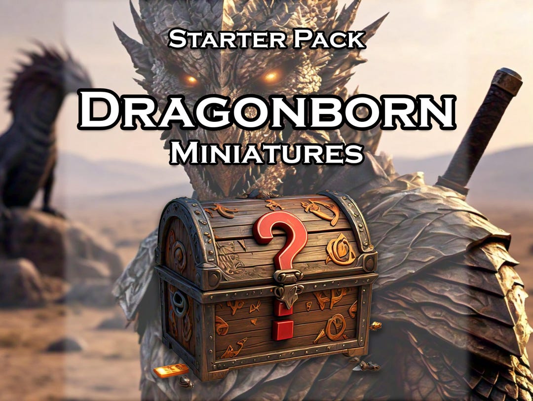 Box of Dragonborn Miniatures! | Starter Pack | Dungeons and Dragons ...