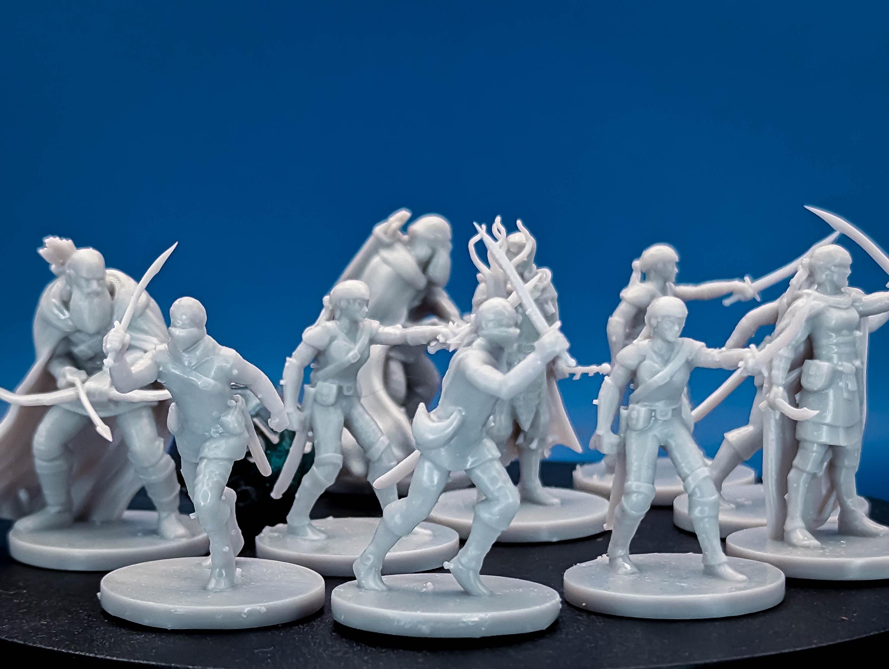 Bandit Pack 10 Miniatures Starter Set 28mm Scale Dnd D&D Tabletop ...