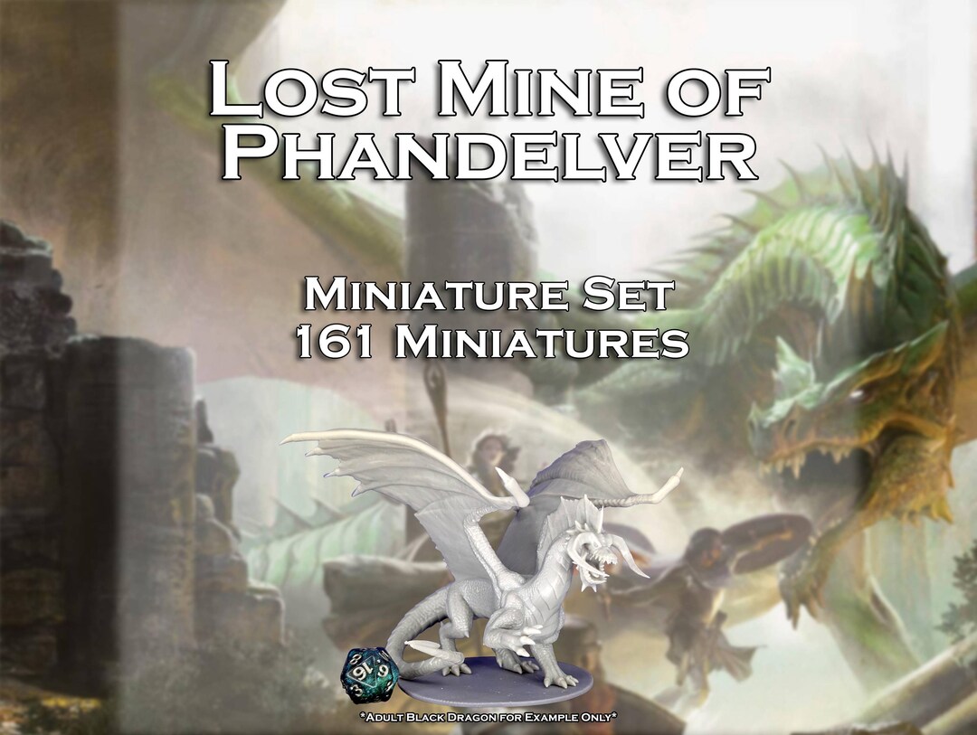 Lost Mine of Phandelver Miniature Set | 161 D&D Miniatures, 28mm Scale ...