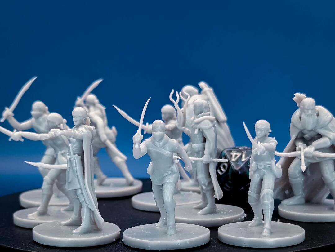 Bandit Pack | 10 Miniatures Starter Set - 28mm Scale Dnd D&D Tabletop ...