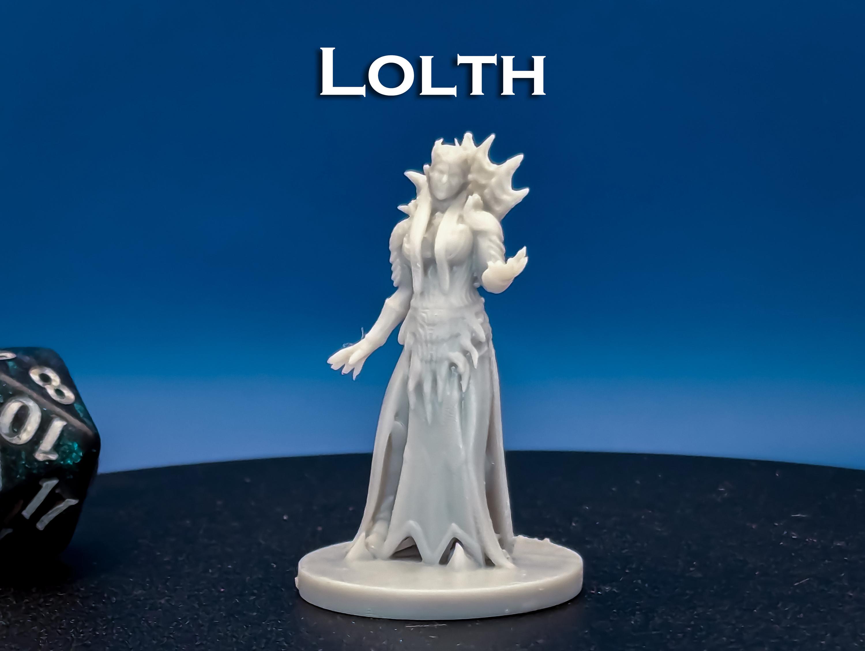 Lolth Miniature for D&D, Dungeons and Dragons, Pathfinder and Other ...