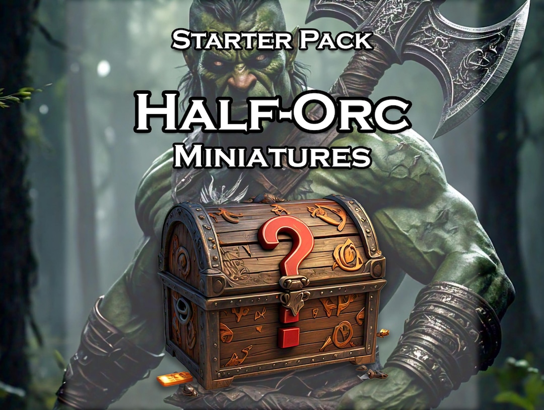 Box of Half-orc Miniatures! | Starter Pack | Dungeons and Dragons ...