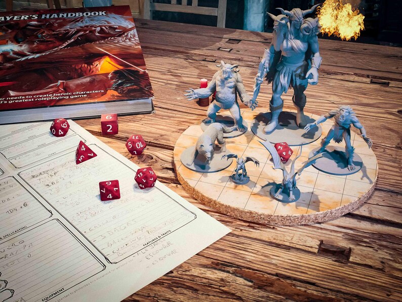 Arctic Horrors Monster Pack | 6 Miniatures Starter Set - 28mm Scale Dnd ...