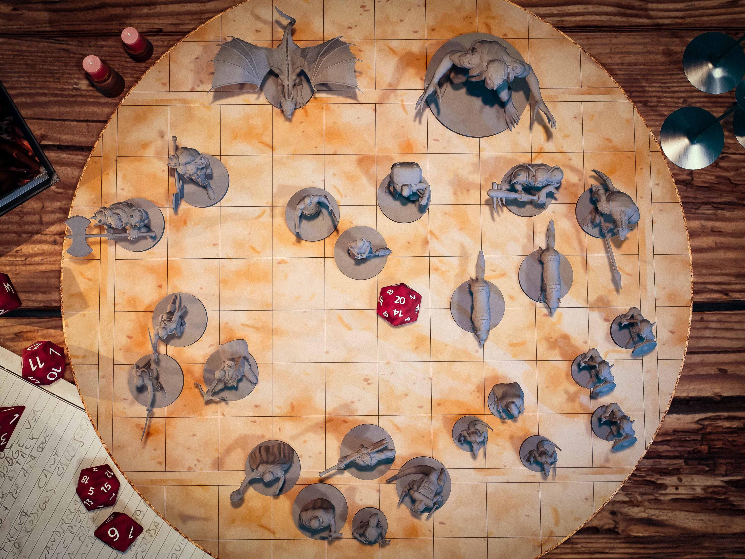 DND Starter Set | 25 Miniatures | DM Essentials Pack | 28mm Scale ...