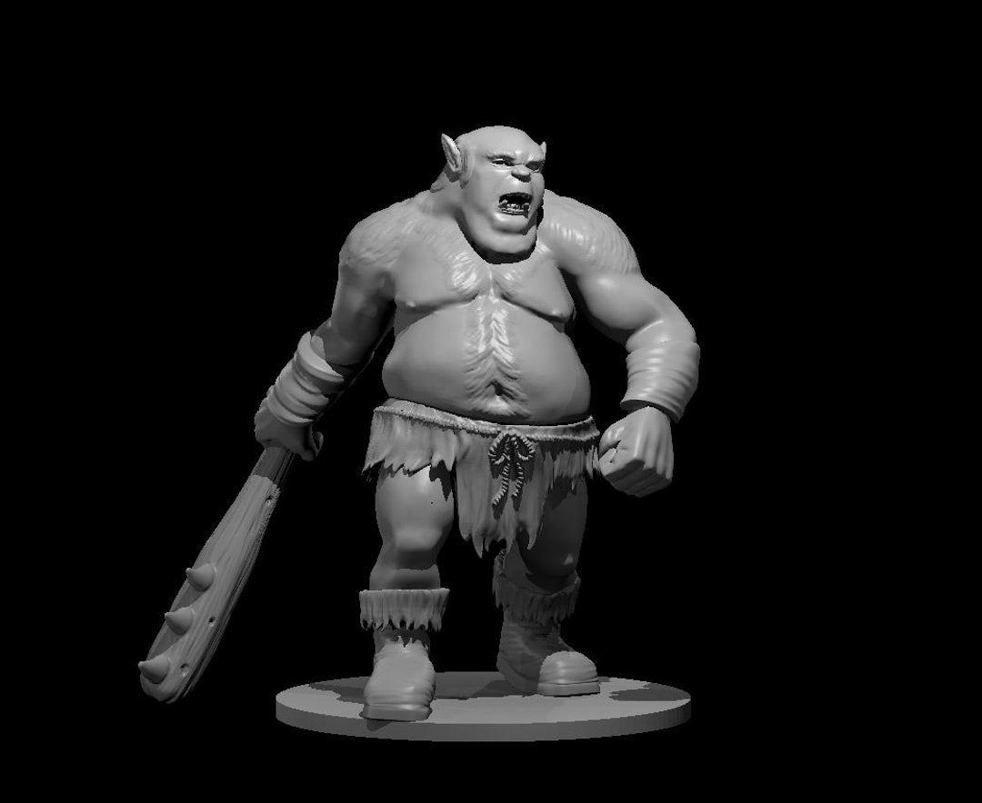 Ogre 3 Variations 28mm Scale Dnd D&D Tabletop Miniature Mini - Etsy