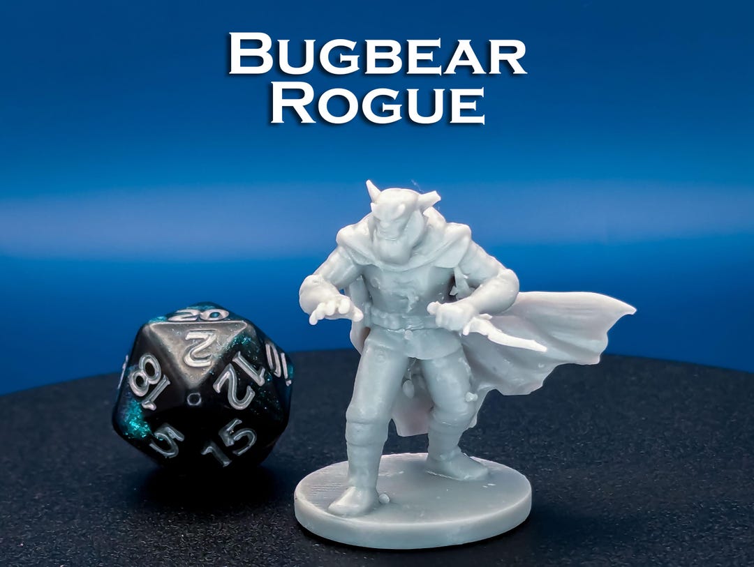 Bugbear Rogue Miniature for D&D, Dungeons and Dragons, Pathfinder and ...