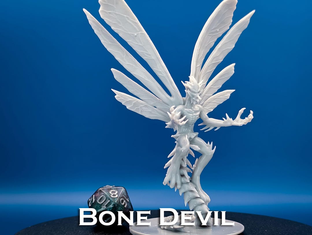 Bone Devil Miniature for D&D, Dungeons and Dragons, Pathfinder and ...