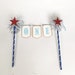 Red White One Cake Topper, Red White Two Cake Topper, 4th of July ...