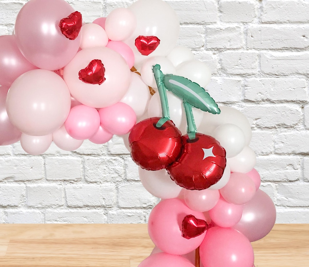 Cherry on Top Balloon Arch, Valentine Galentines Party Arch, Valentine ...