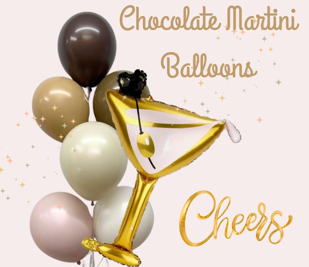 Martini Foil Balloon A Tini Bit Older Party, Espresso Martini ...