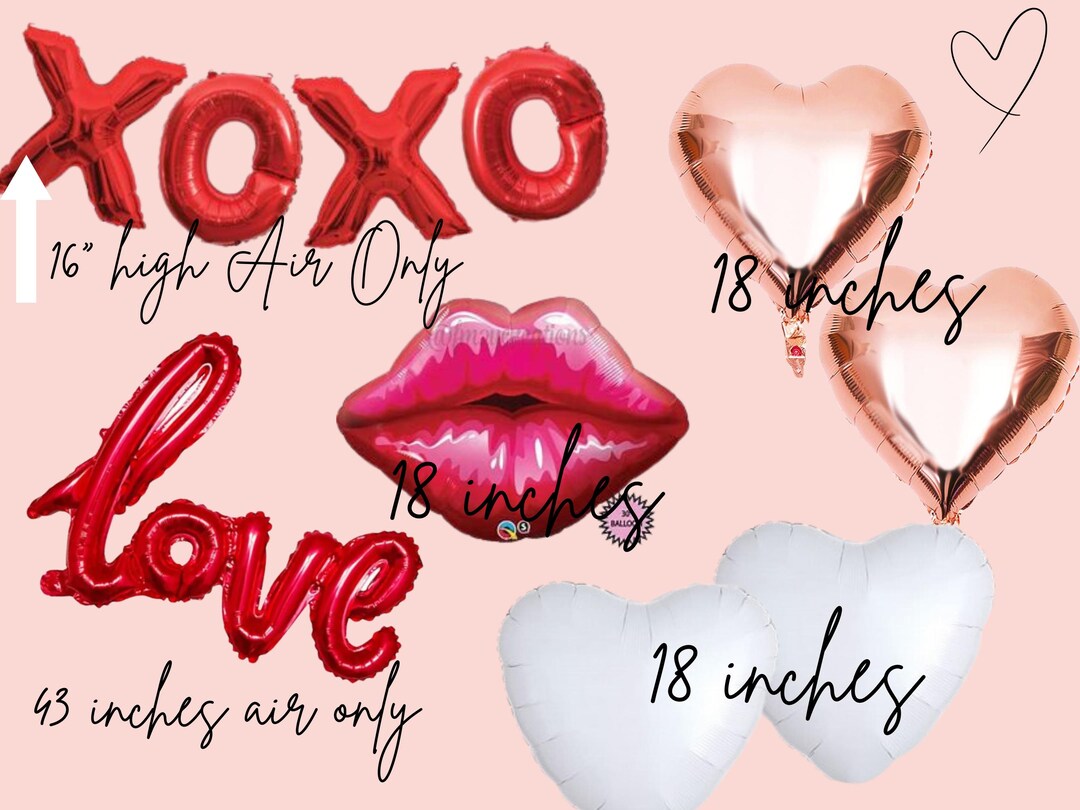 Pucker Up! Valentine Balloons, Valentine Party Balloons, Valentine 1st ...