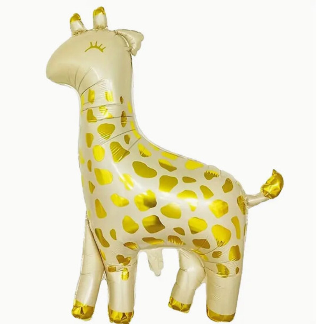 Giraffe Balloon, Safari Balloon Decor/ | Giant Giraffe Mylar Balloon ...