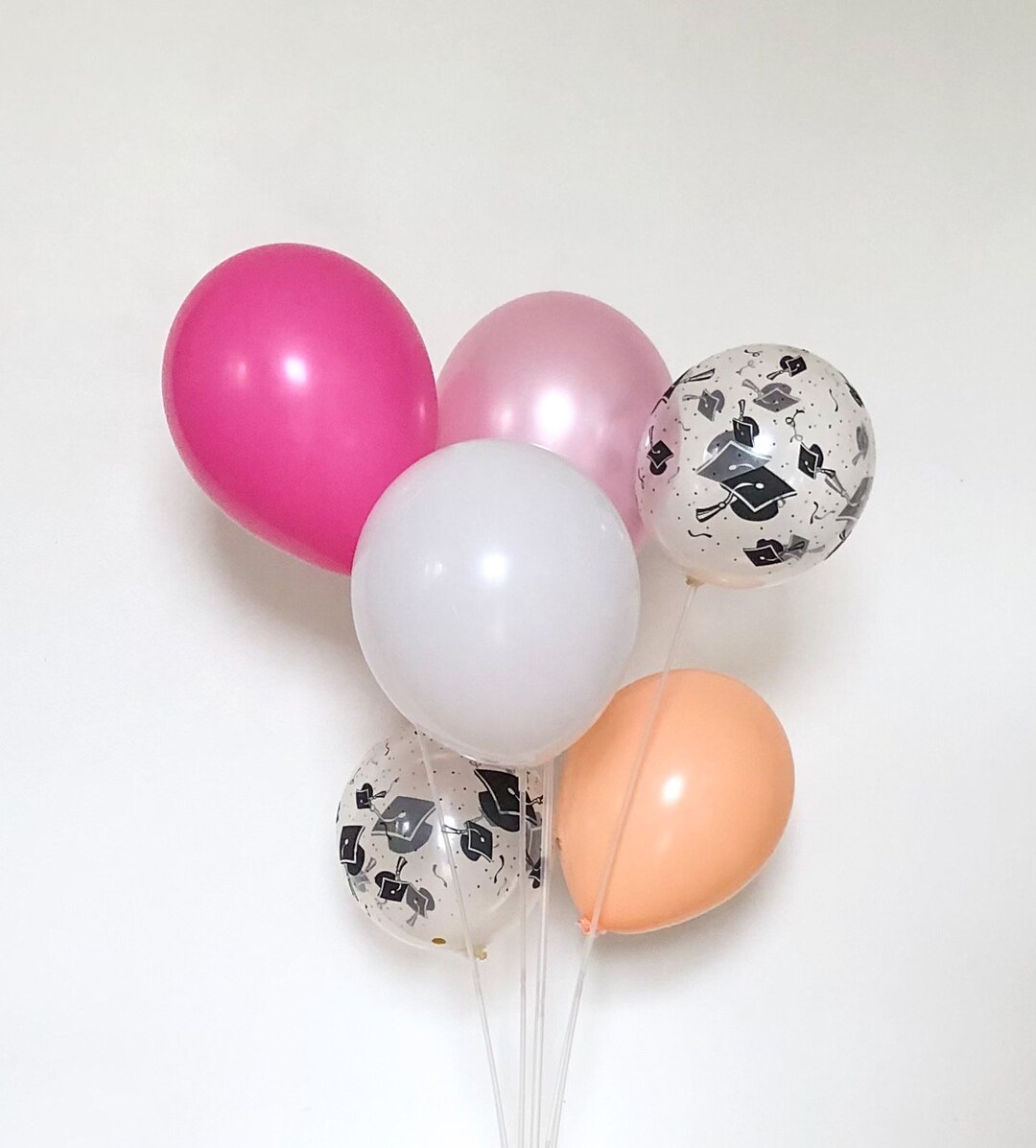 Girls Grad Balloons/ Graduation Party Decor/ Grad Party Decor/grad ...