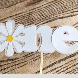 One Daisy Cake Topper/ Daisy 1st Birthday/boho First Party/daisy Themed ...