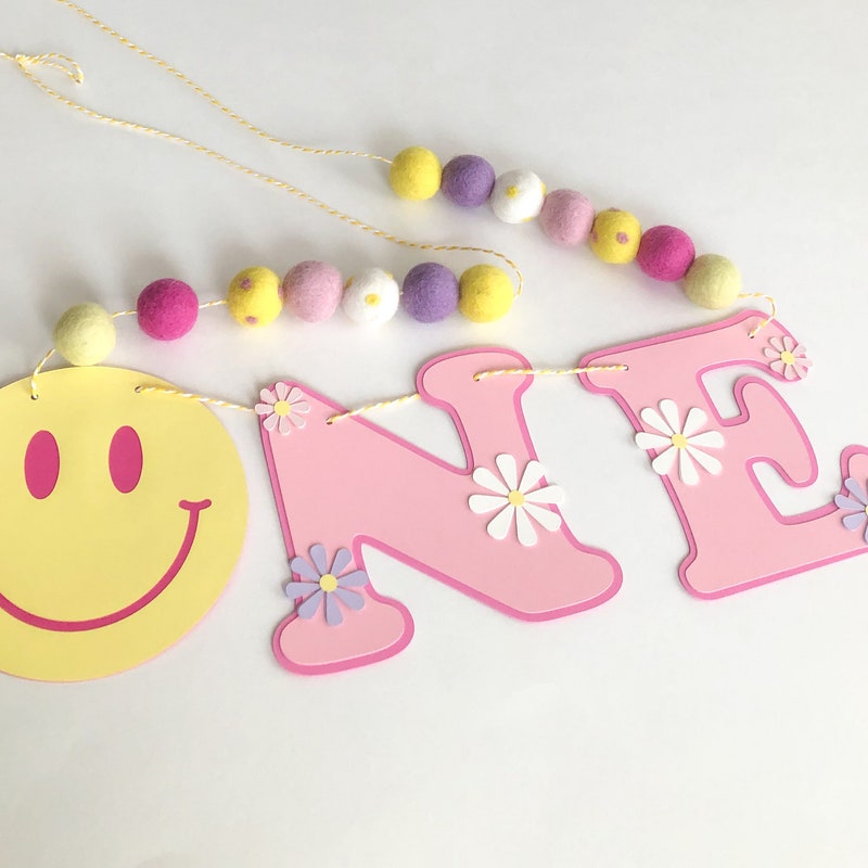 Smiley Face Garland - Etsy
