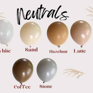 Neutral Luxe Balloons | Neutral Party Decor, Neutral Baby Shower ...