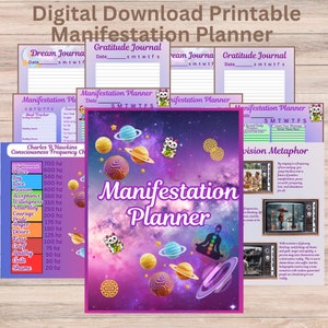 Manifestation Planner Printable or Digital iPad Daily Pages Law of ...