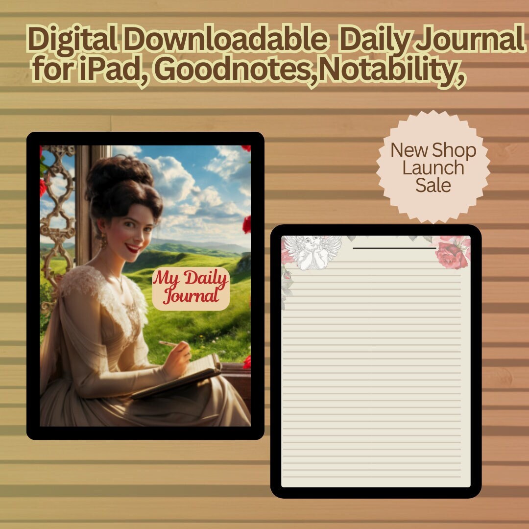 Daily Journal Digital Download for iPad Android Laptop Desktop ...