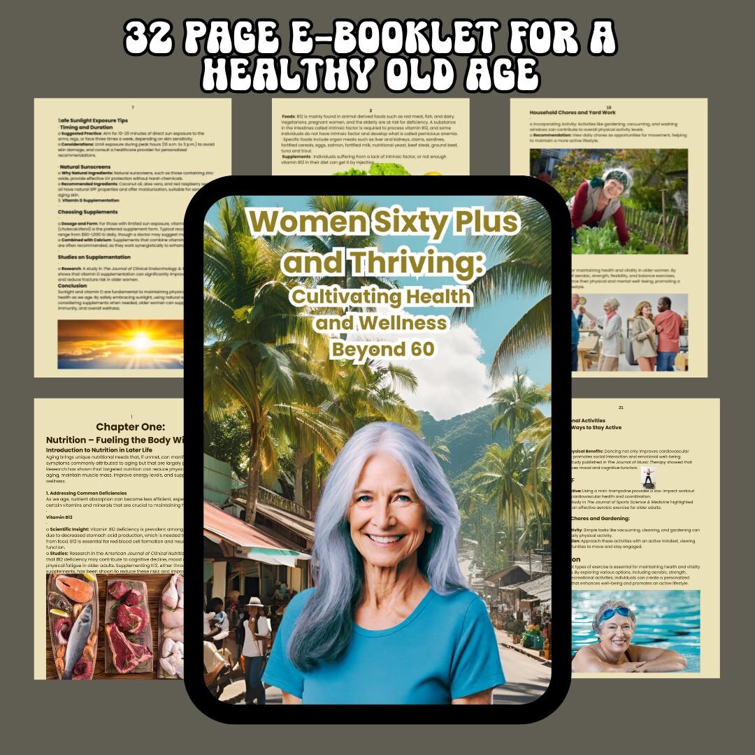 E-booklet 32 Page Health Guide for Seniors : Women 60 Plus and Thriving ...