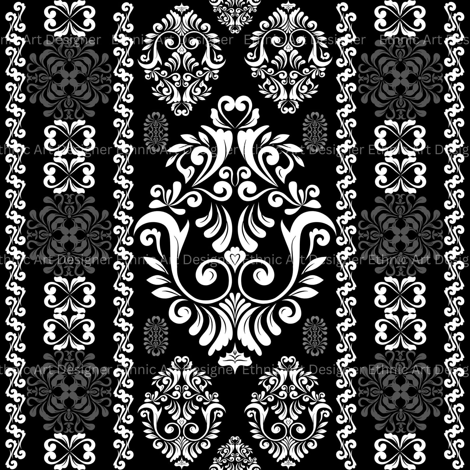 Moroccan Arabic,romanian Mandalas Tale,damask Seamless,islamic Damask ...