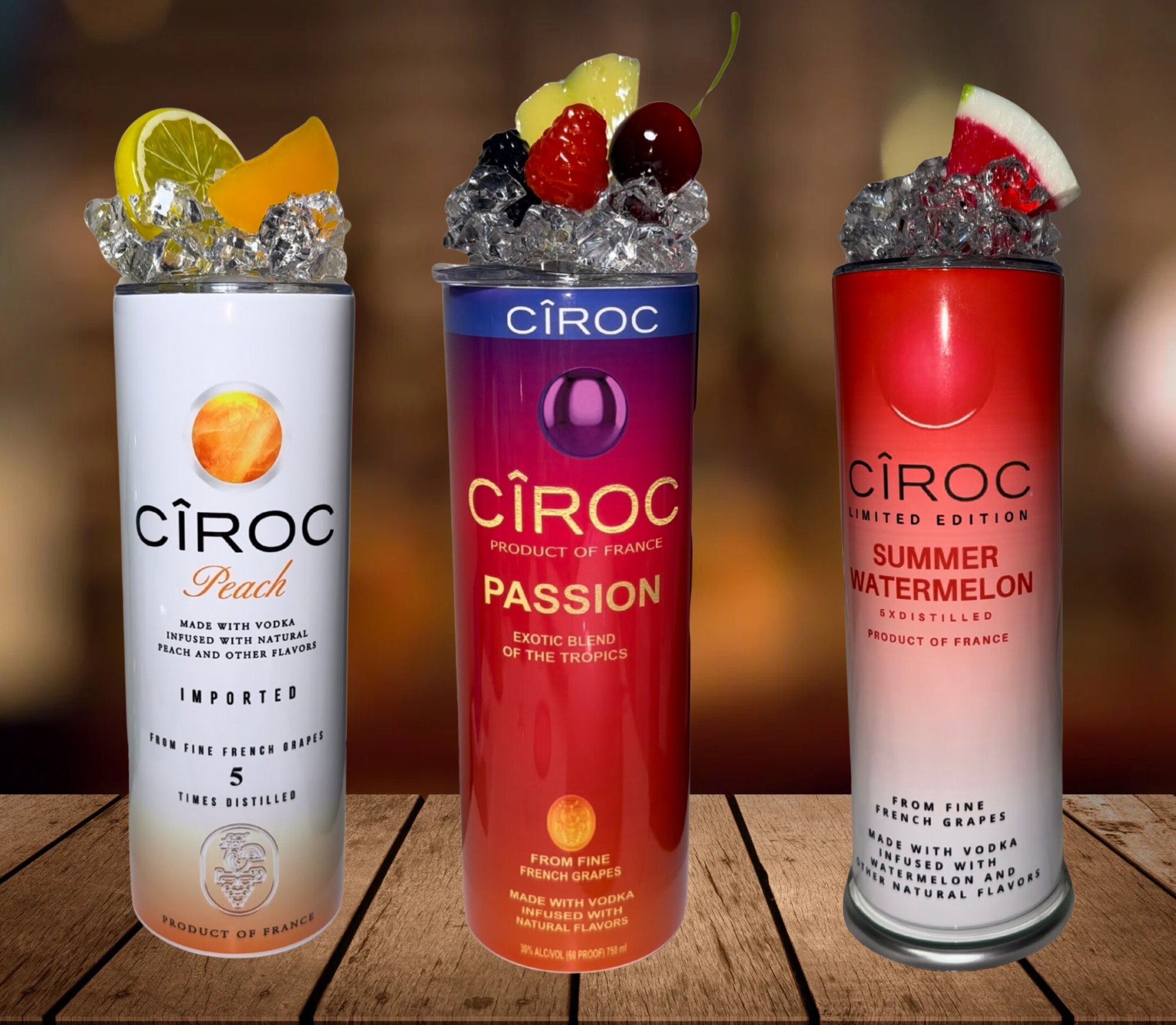 Ciroc Inspired 20oz Skinny Tumblers - Etsy