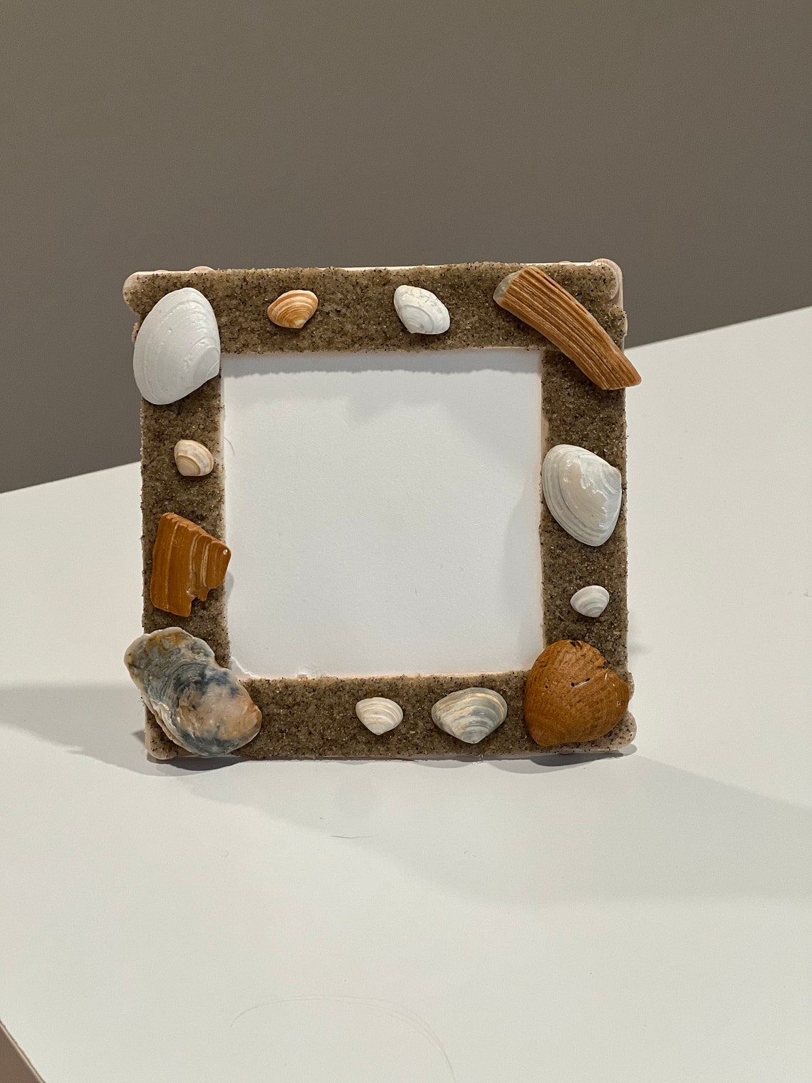 Handmade Beach Picture Frame - Real Sand and Shells - Etsy